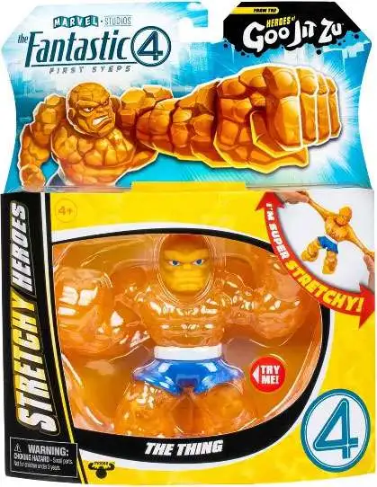 Heroes of Goo Jit Zu Marvel Fantastic Four The Thing 8 Action Figure ...