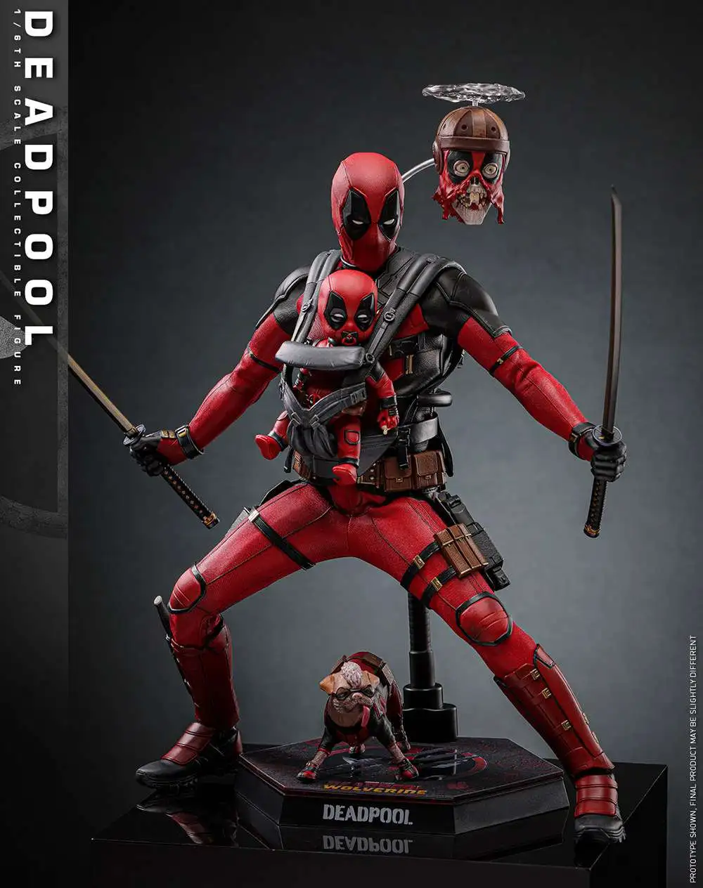 Marvel Deadpool Wolverine Deadpool 16 Collectible Figure Hot Toys - ToyWiz
