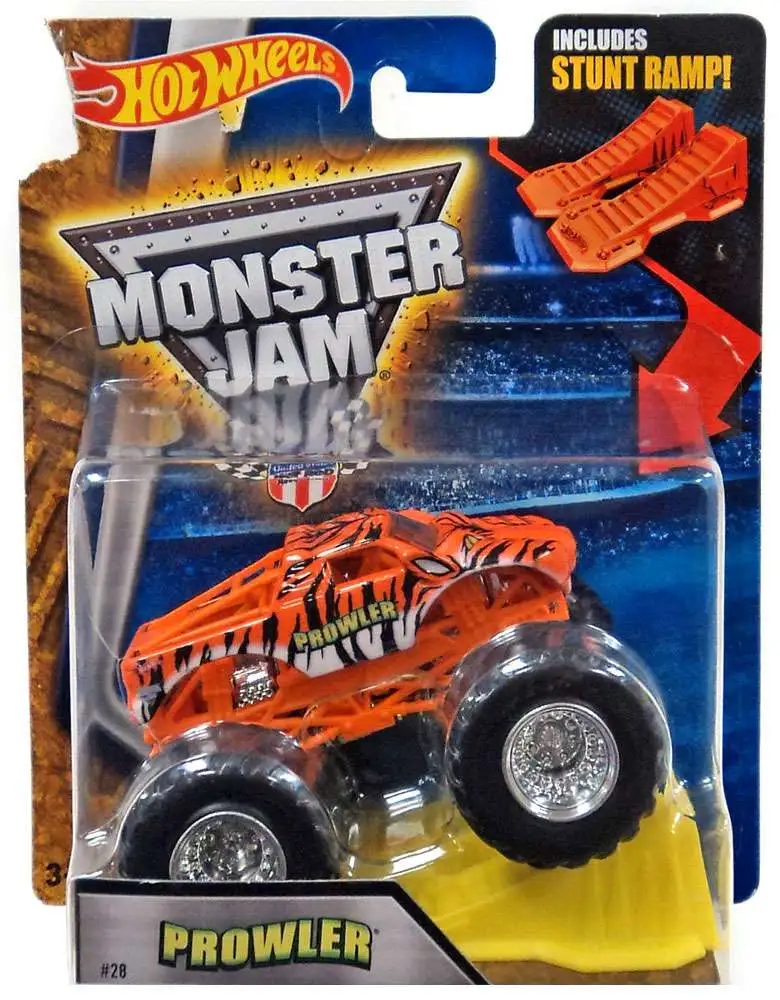 Hot Wheels Monster Jam 25 Prowler 164 Diecast Car Stunt Ramp Mattel ...
