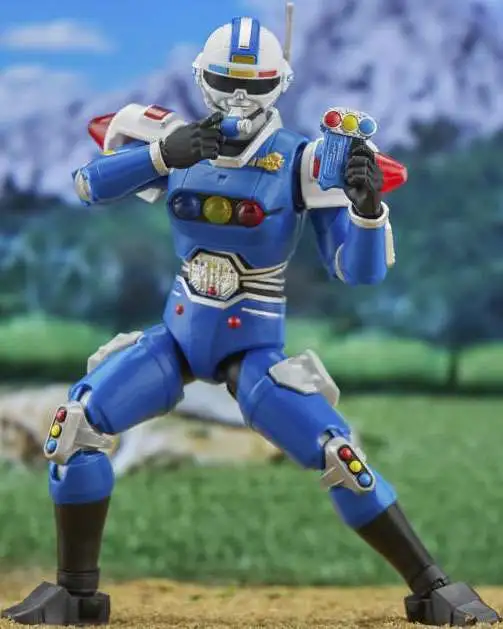 Power Rangers Turbo Lightning Collection Blue Senturion 6 Action Figure ...