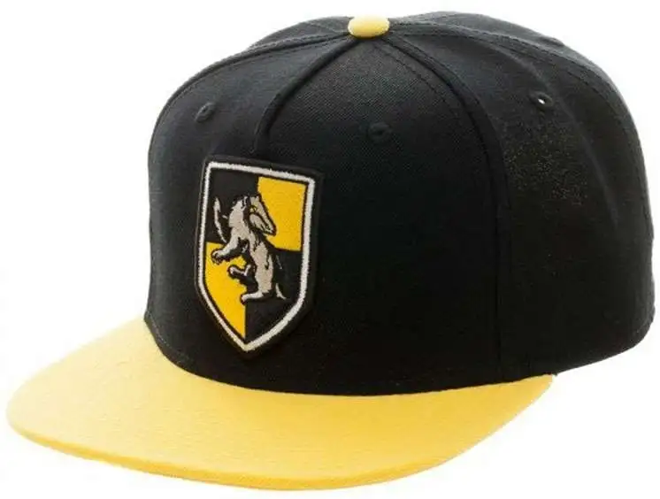 Harry Potter Hufflepuff Snapback Cap Apparel Bioworld - ToyWiz