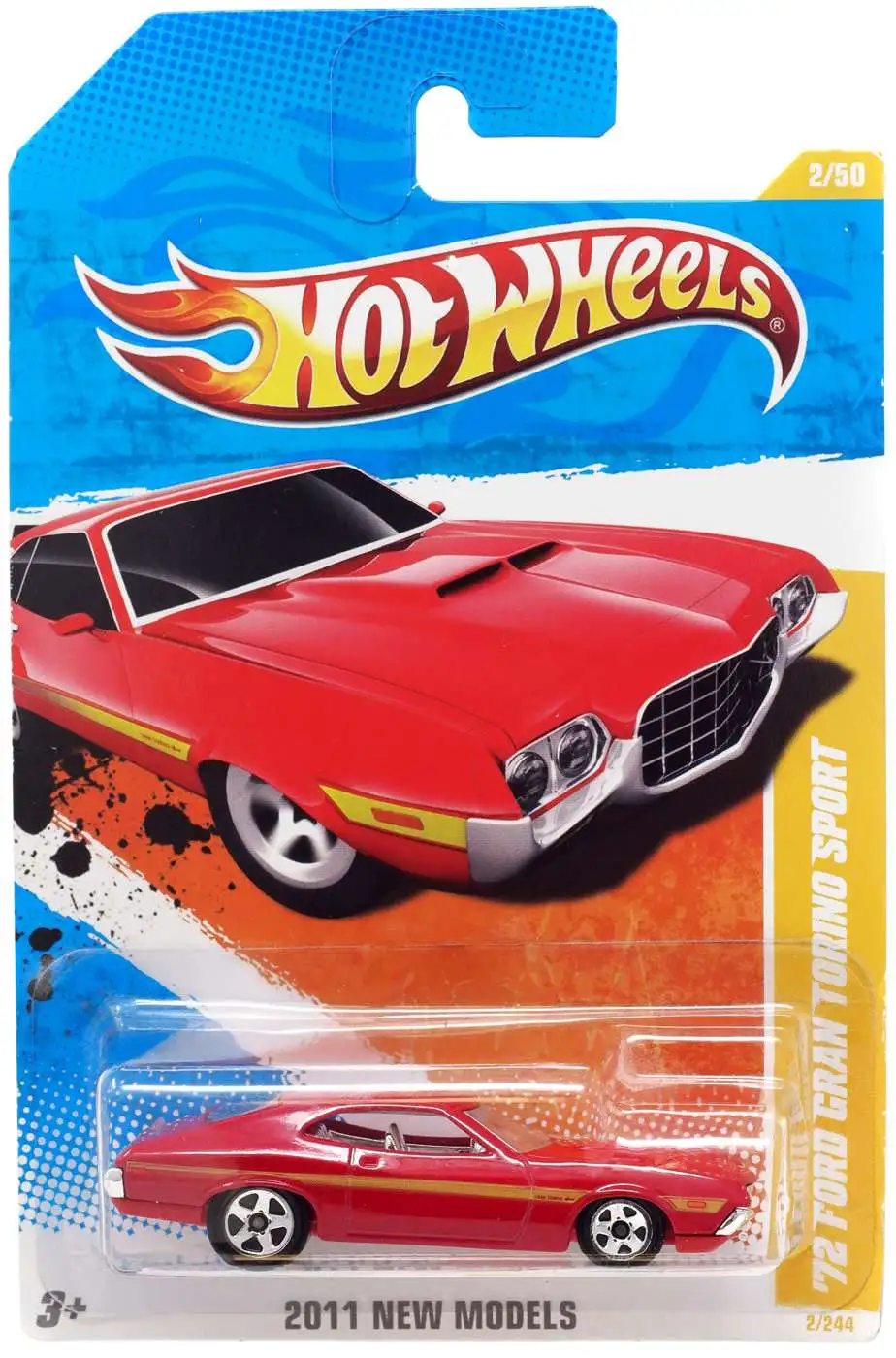 Hot Wheels 2011 New Models 72 Ford Gran Torino Sport Diecast Car Mattel ...