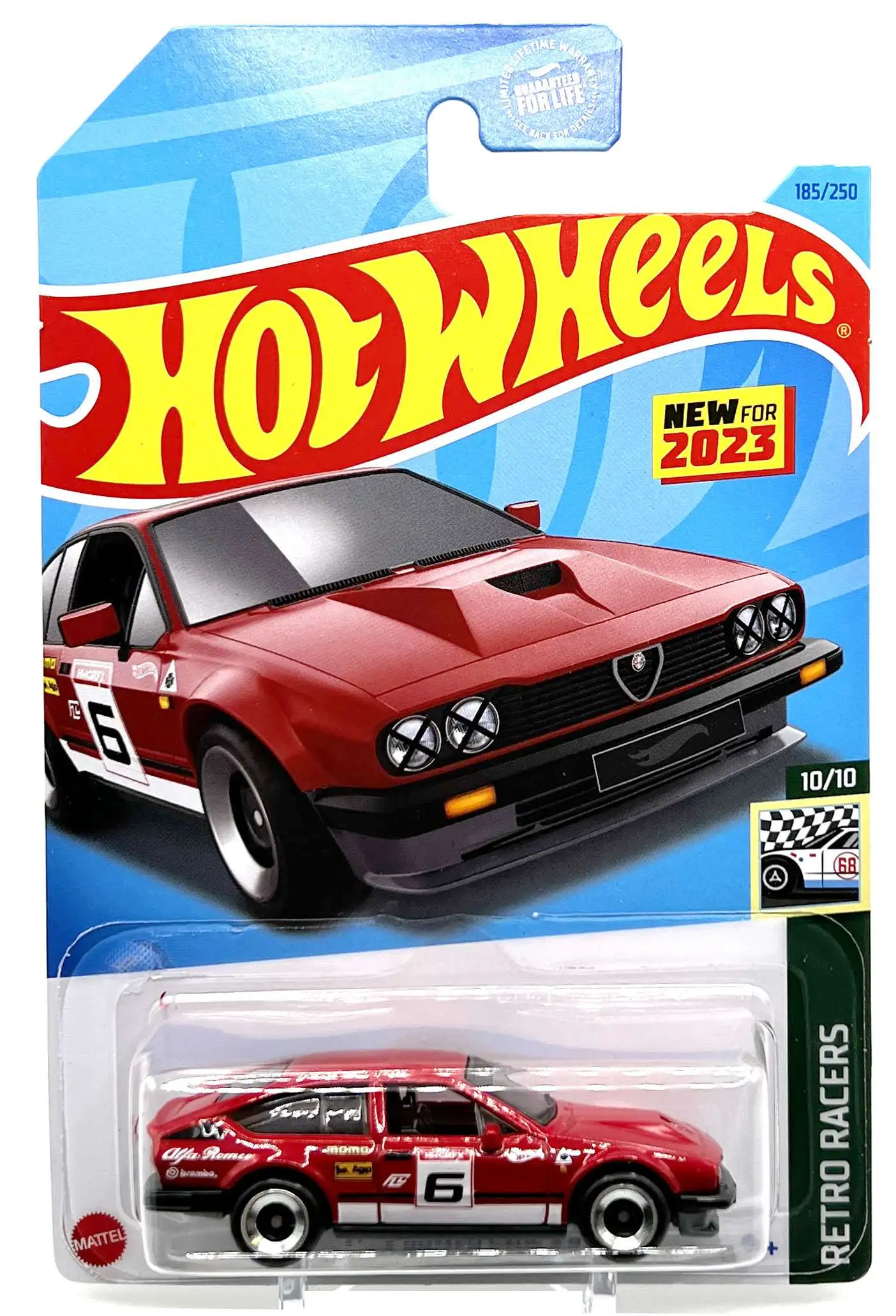 Hot Wheels HW Retro Racers Alfa Romeo GTV6 3.0 164 Diecast Car 1010 Red ...