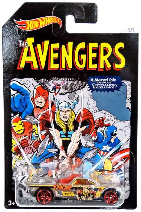 Hot Wheels Marvel The Avengers Bedlam Diecast Car 17 Thor Mattel Toys - ToyWiz