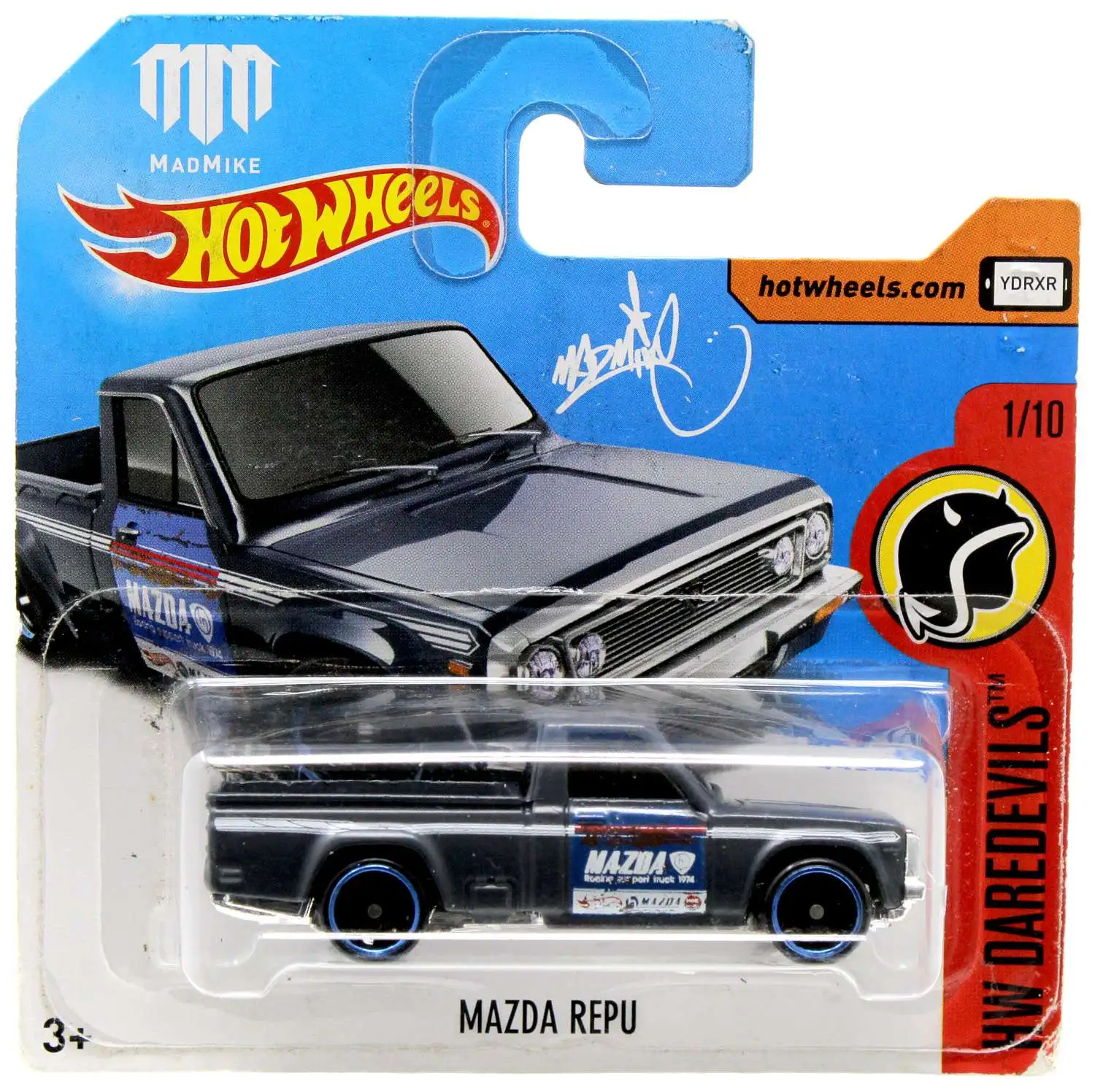Hot Wheels HW Daredevils Mazda Repu 164 Diecast Car 110 Short Card ...