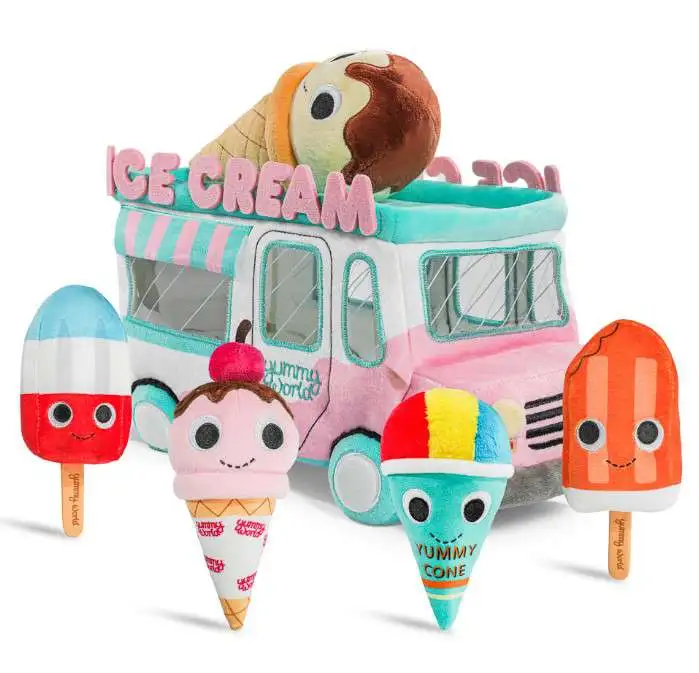 Yummy World Ice Cream Truck Interactive Plush Barry the Bombsicle ...
