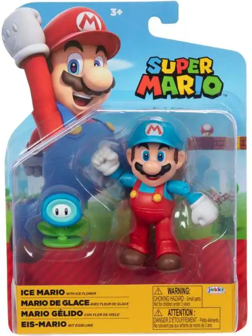 World of Nintendo Super Mario Wave 44 Ice Mario 4 Action Figure with ...