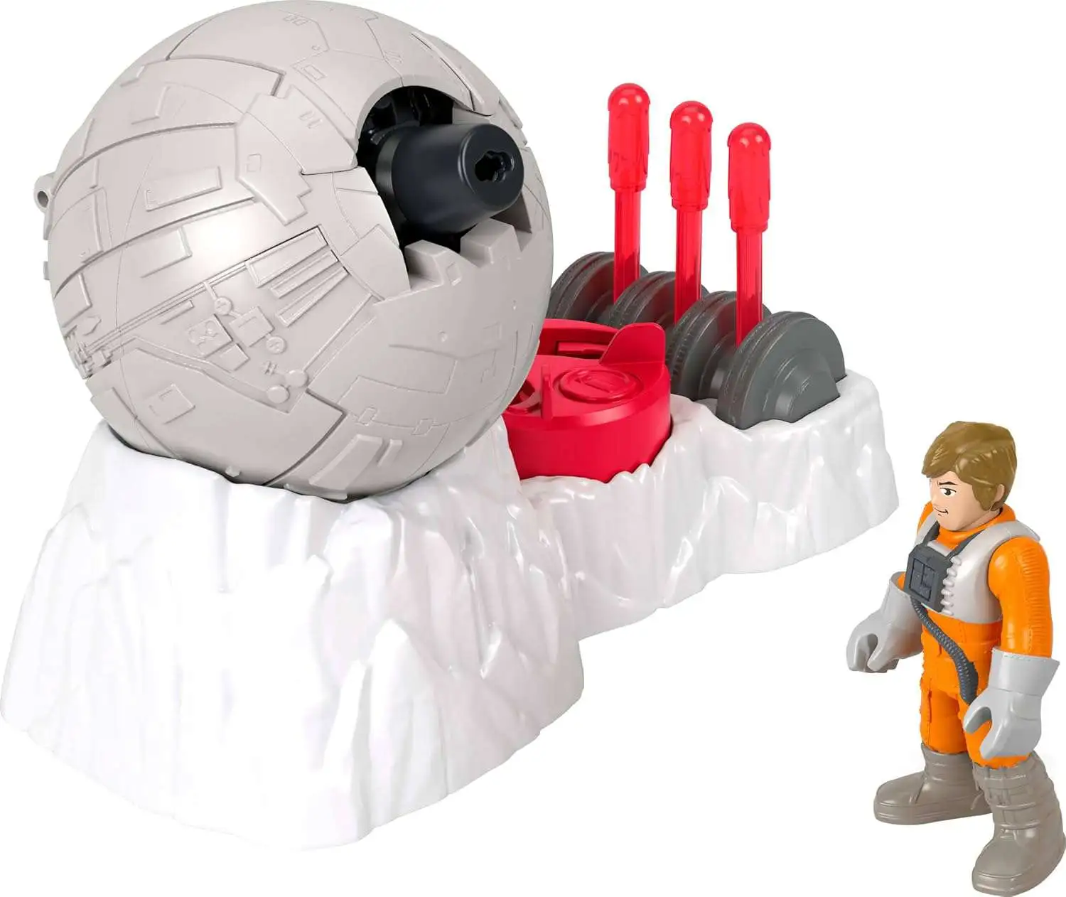 Fisher Price Star Wars Imaginext Ion Cannon Blaster Playset Luke Skywalker ToyWiz