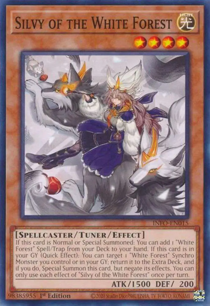 YuGiOh Trading Card Game The Infinite Forbidden Single Card Common Silvy of the White Forest ...