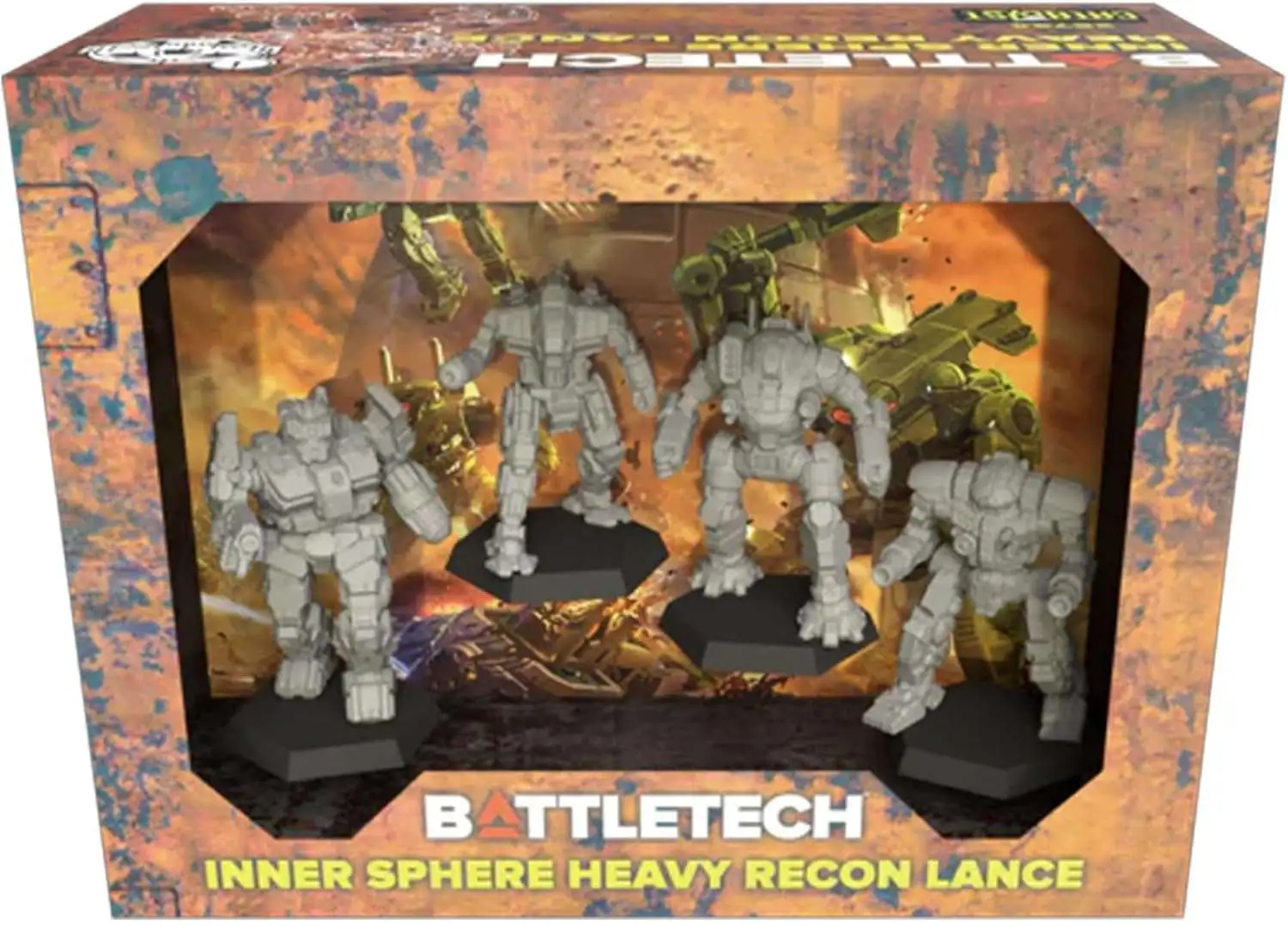 BattleTech Inner Sphere Heavy Recon Lance Miniatures Pack Catalyst Game ...