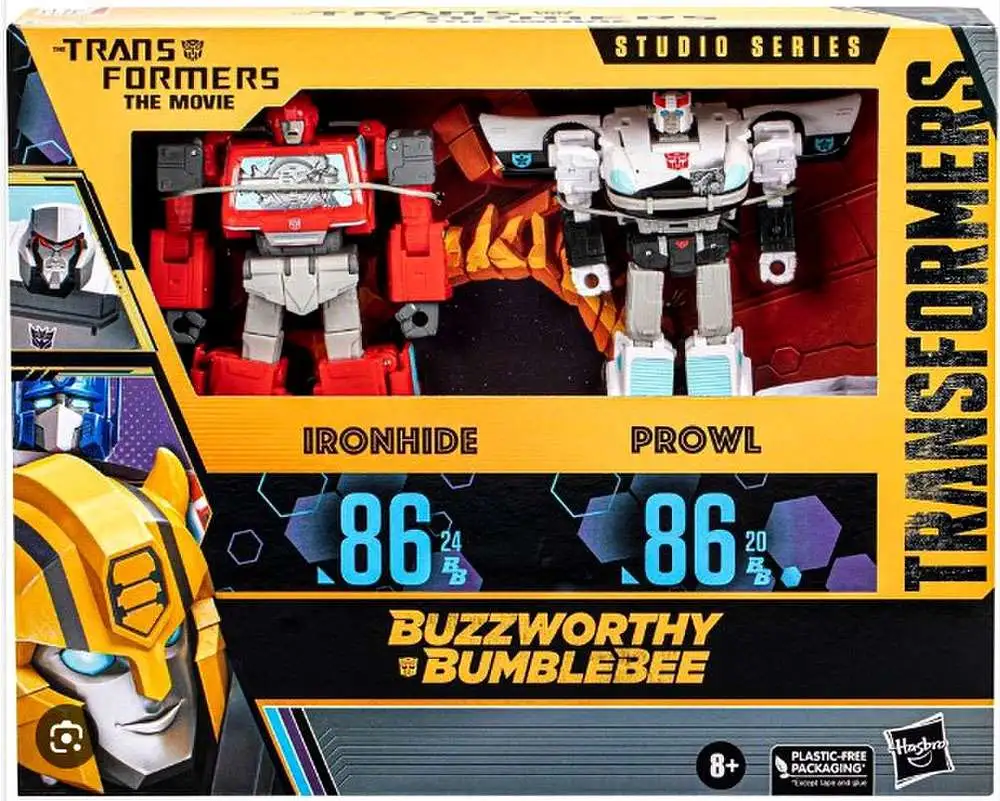 Transformers Buzzworthy Bumblebee Studio Series Ironhide Prowl Action Figure Hasbro - ToyWiz