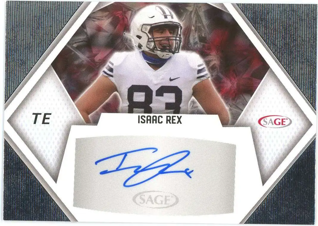 NFL Sage Collectibles 2023 Single Card Silver Isaac Rex A-IR Autograph ...