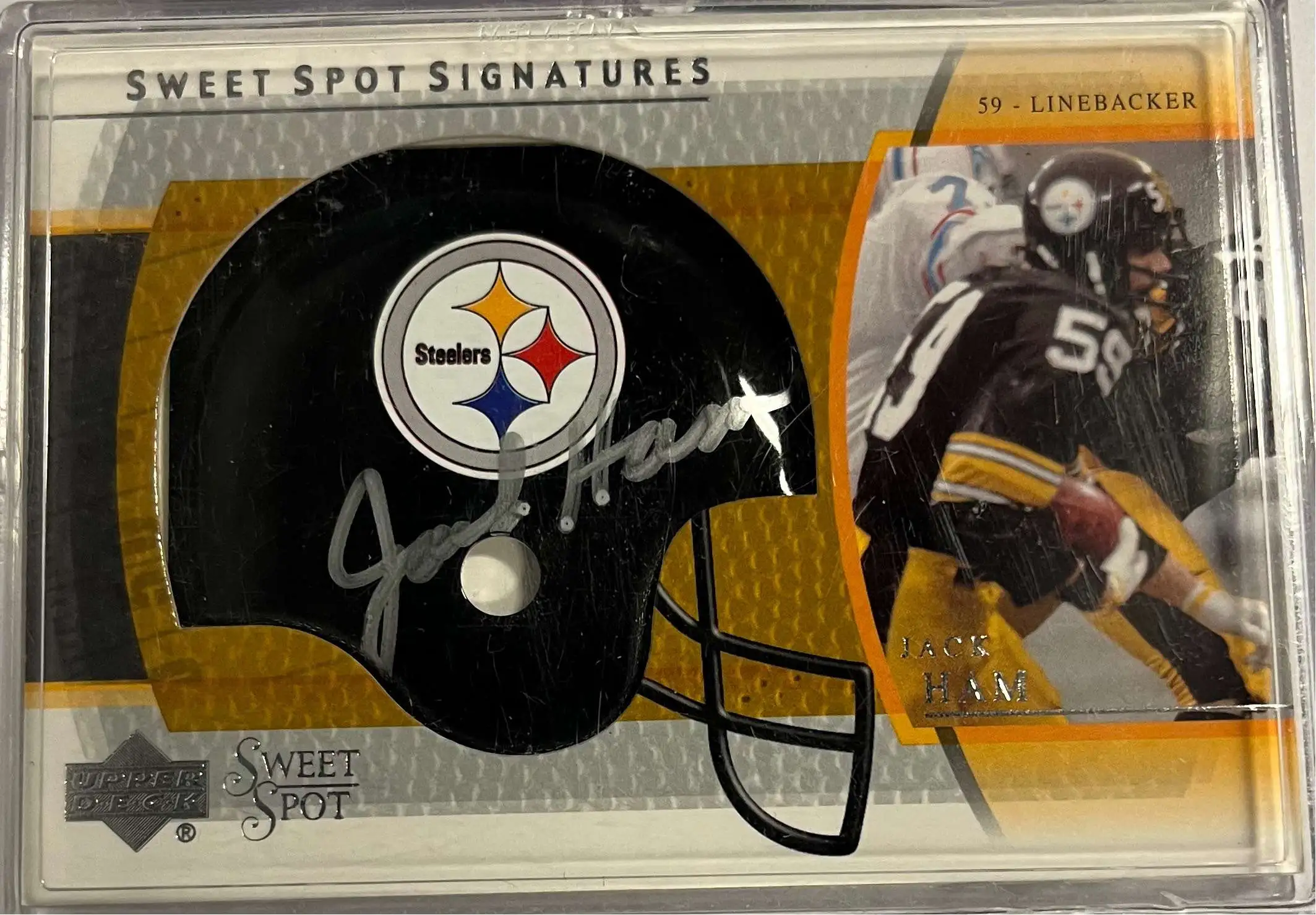 NFL 2004 UD Sweet Spots Jack Ham Autographed Single Card SS-JA Sweet ...