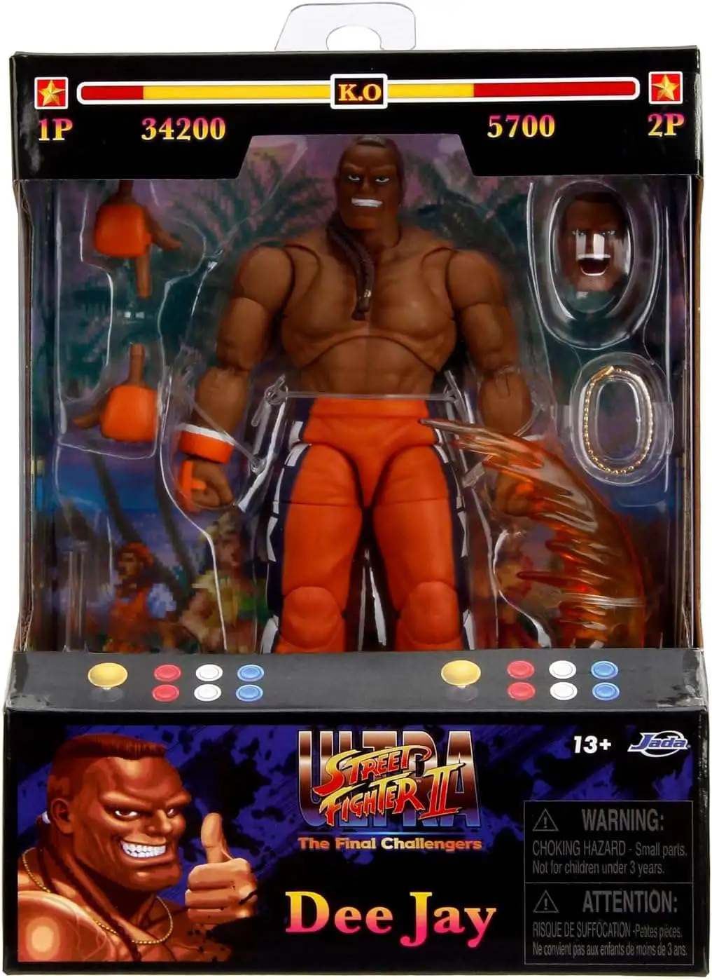 Ultra Street Fighter II The Final Challengers Dee Jay 6 Action Figure Jada Toys - ToyWiz