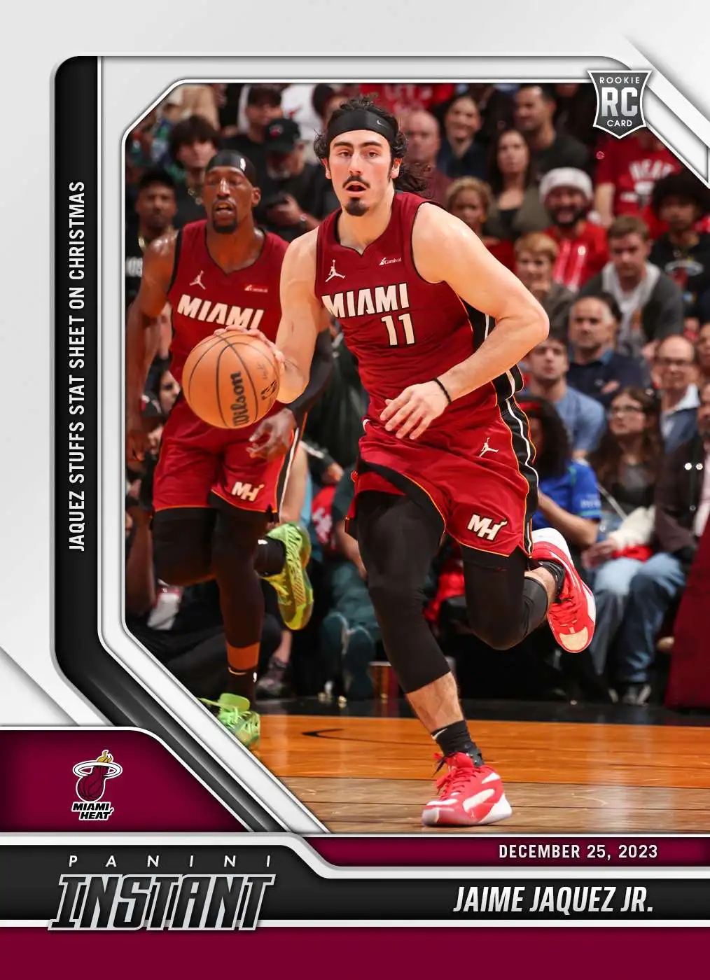 NBA Miami Heat 2023-24 Instant Basketball Single Card Jaime Jaquez Jr ...