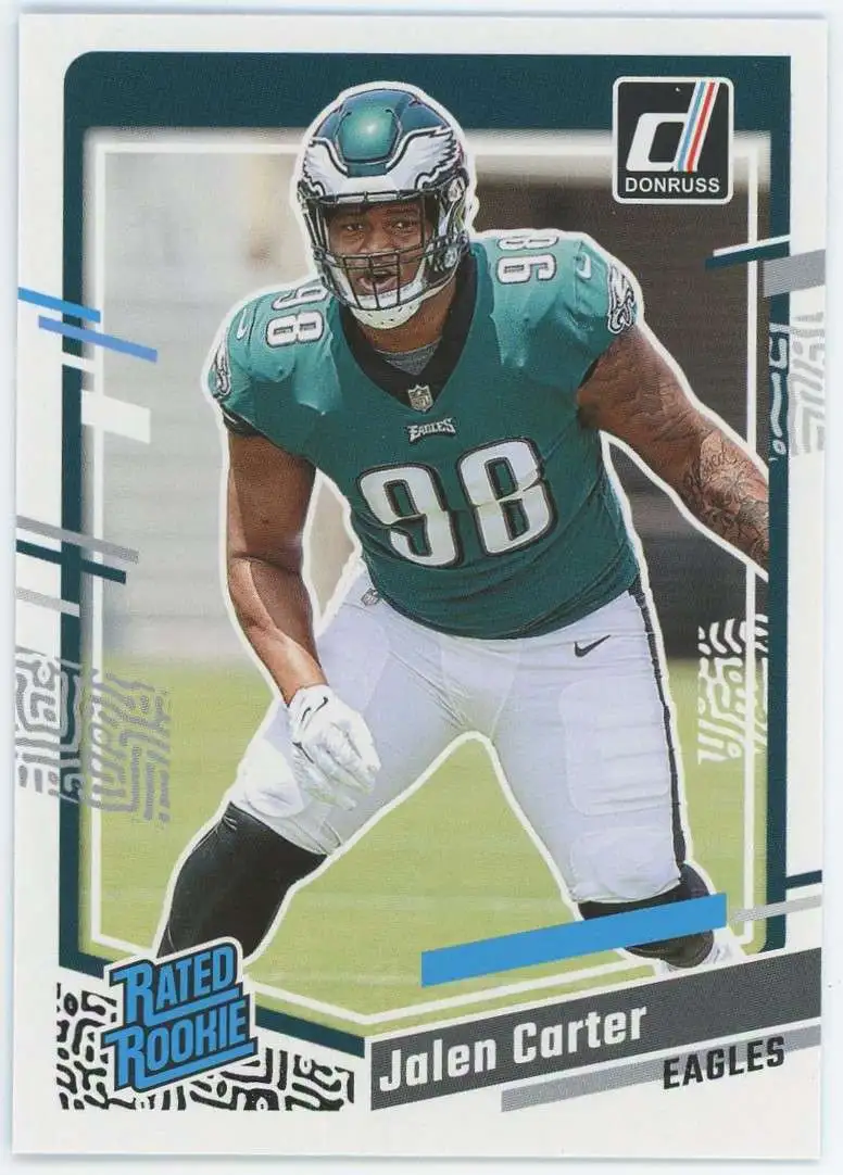 NFL 2023 Panini Donruss Football Single Card Jalen Carter 381 Rated ...