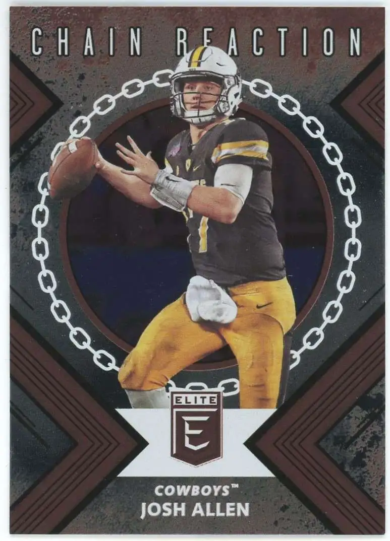 NFL 2018 Panini Elite Single Card Chain Reaction Josh Allen 2 Rookie ...