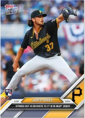MLB Pittsburgh Pirates 2024 NOW Baseball Single Card Jared Jones ...