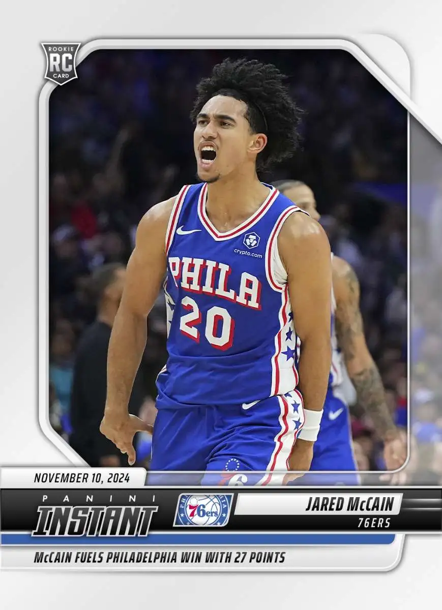 NBA Philadelphia 76ers 2024-25 Instant Basketball Single Card Jared ...