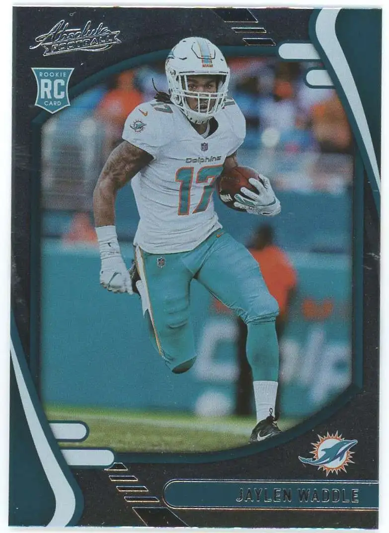 NFL 2021 Panini Absolute Single Card Jaylen Waddle 106 Rookie - ToyWiz