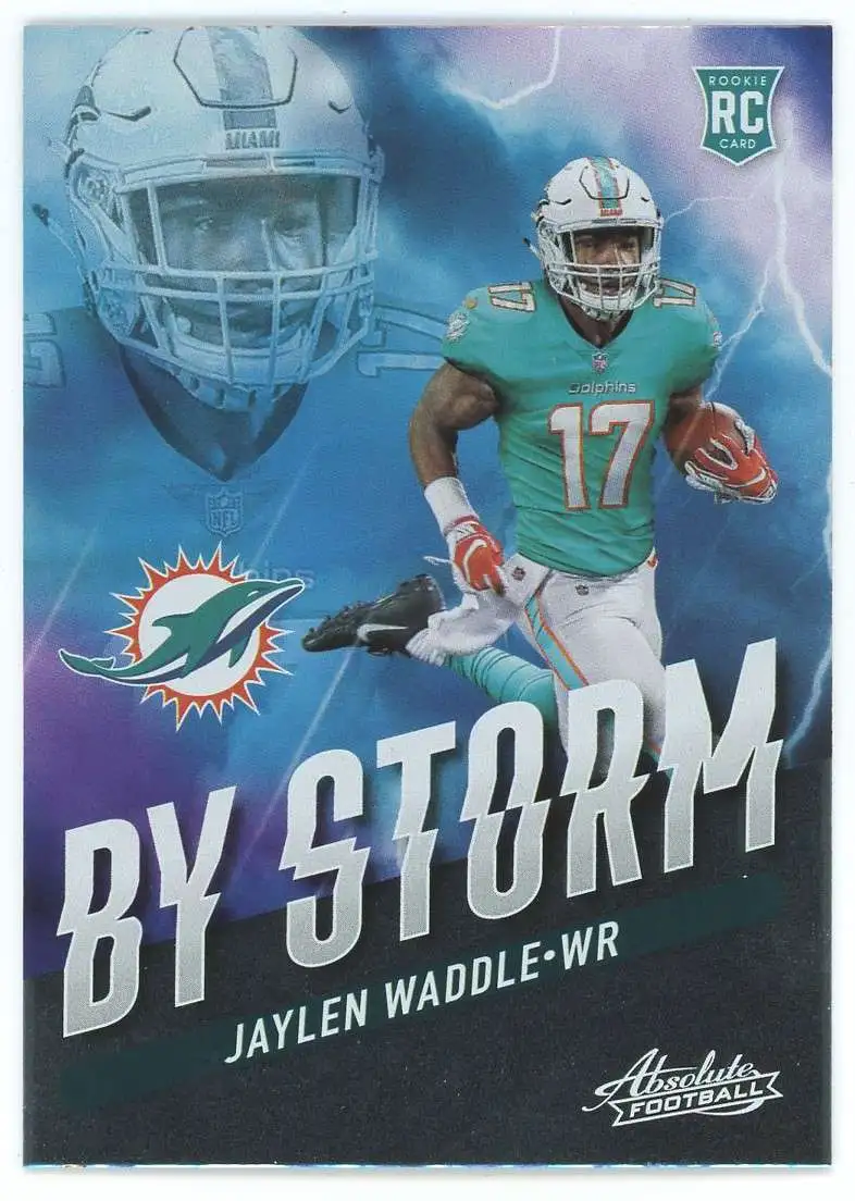 NFL 2021 Panini Absolute Single Card By Storm Jaylen Waddle BST-6 ...
