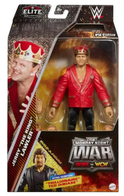 WWE Wrestling Elite Collection Monday Night War Jerry The King Lawler Exclusive Action Figure ...