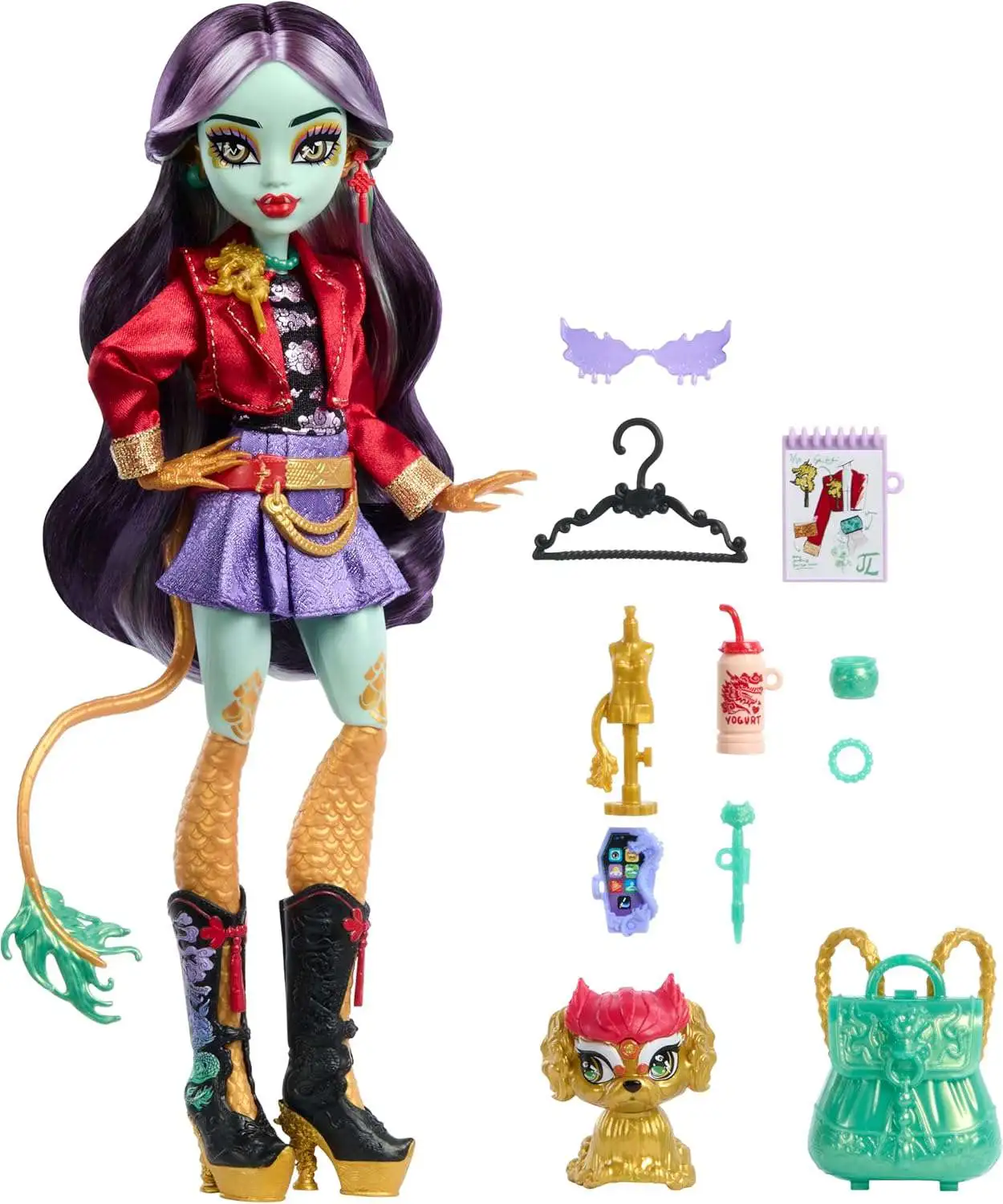 Monster High Jinafire Long with Yun Yun 10.5 Doll Mattel Toys - ToyWiz