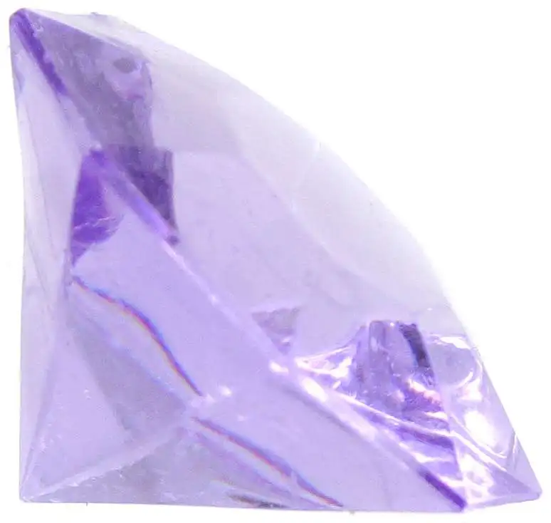 Sonic The Hedgehog Acrylic Diamond Chaos Emeralds Purple 2 Toy ...