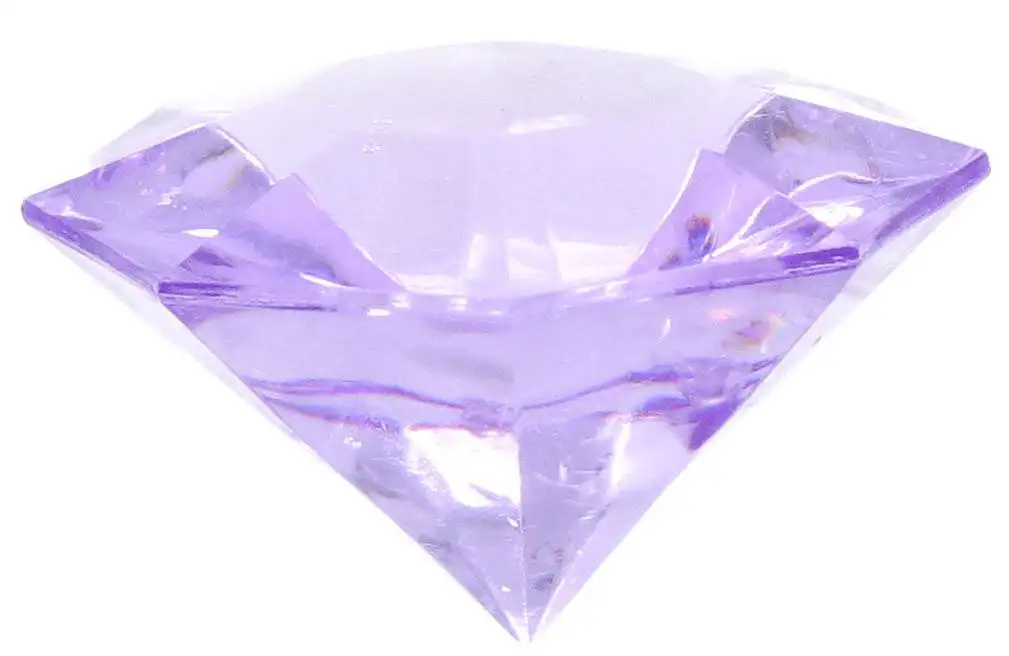 Sonic The Hedgehog Acrylic Diamond Chaos Emeralds Purple 2 Toy ...