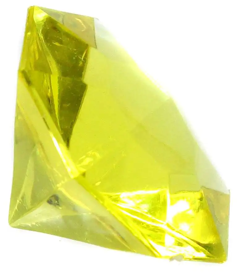 Sonic The Hedgehog Acrylic Diamond Chaos Emeralds Yellow 2 Toy ...