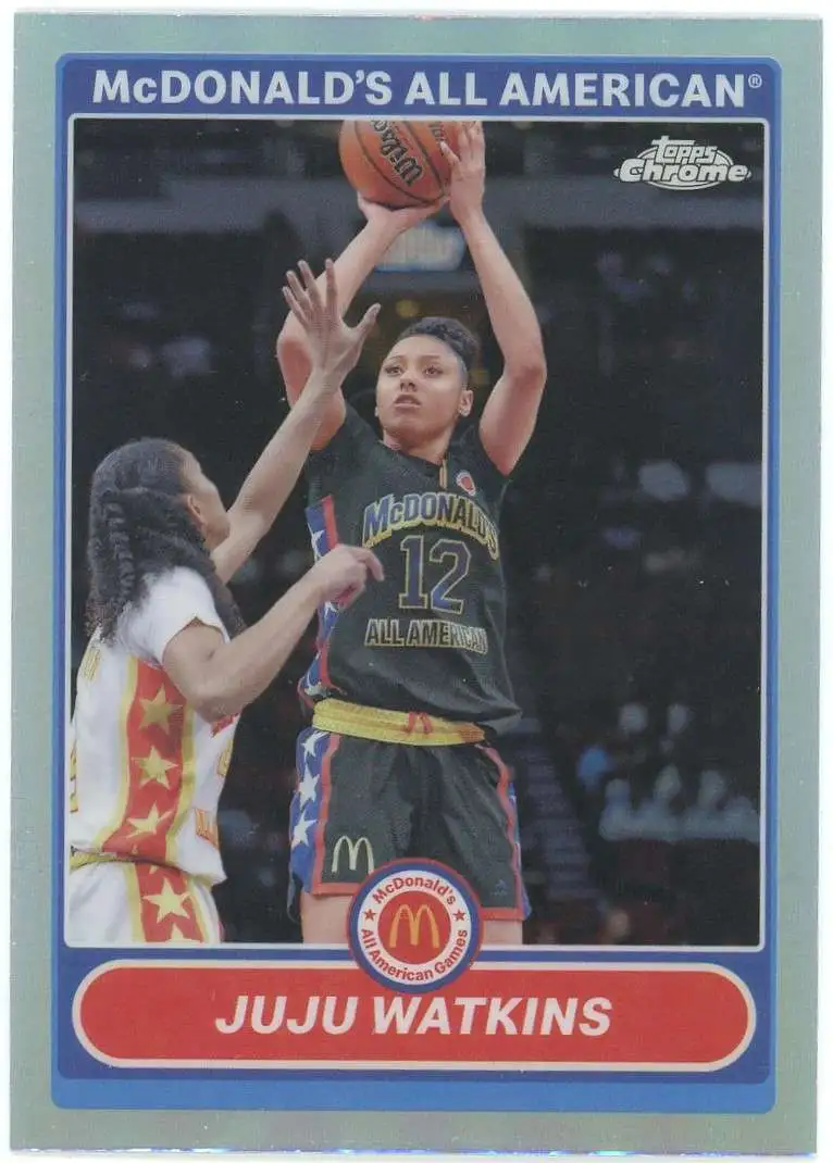 WNBA 2023 Topps Chrome McDonalds All American Single Card JuJu Watkins 2K7-19 - ToyWiz