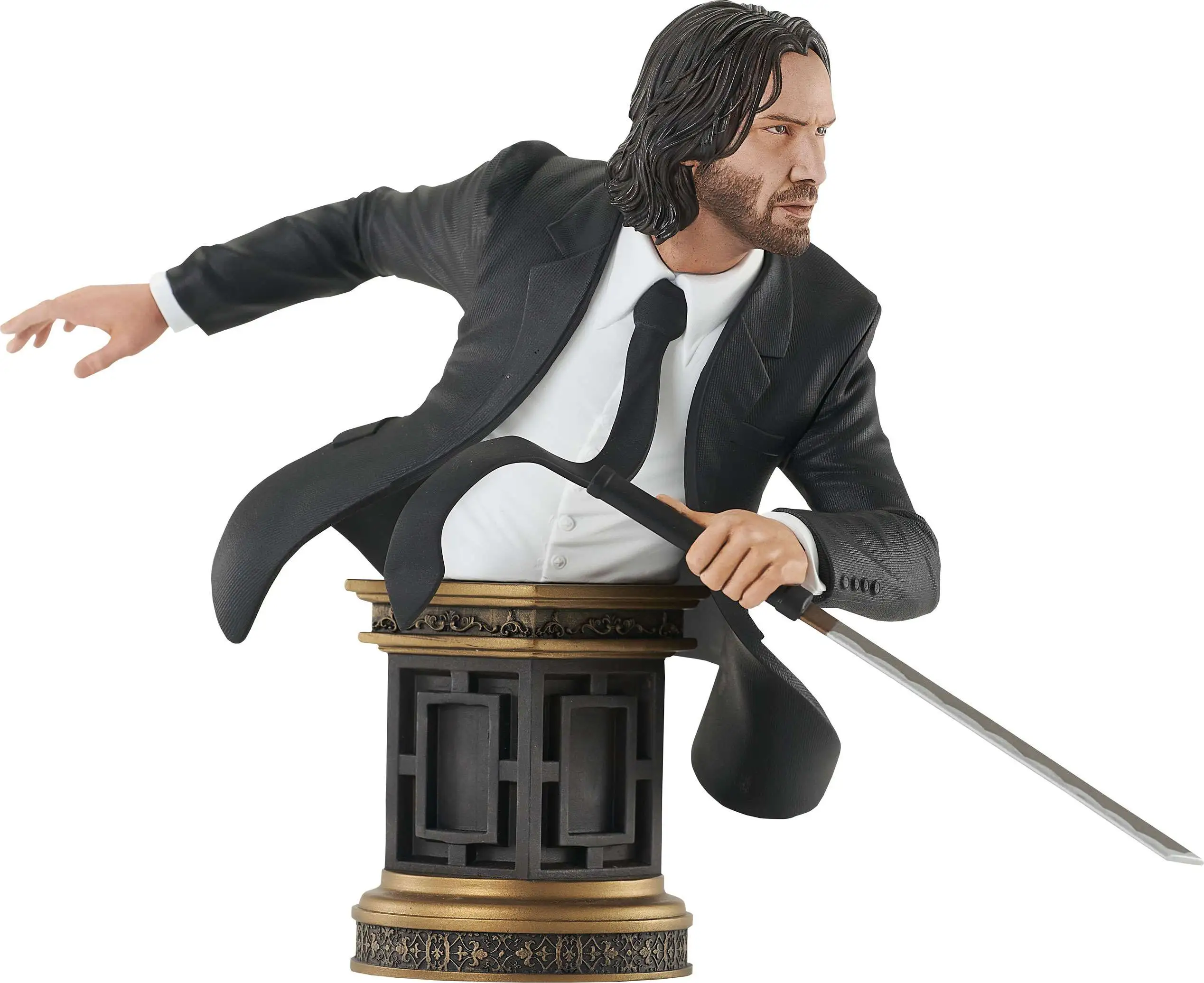 John Wick Chapter 3 John Wick 6.5 16 Scale Mini Bust Diamond Select ...