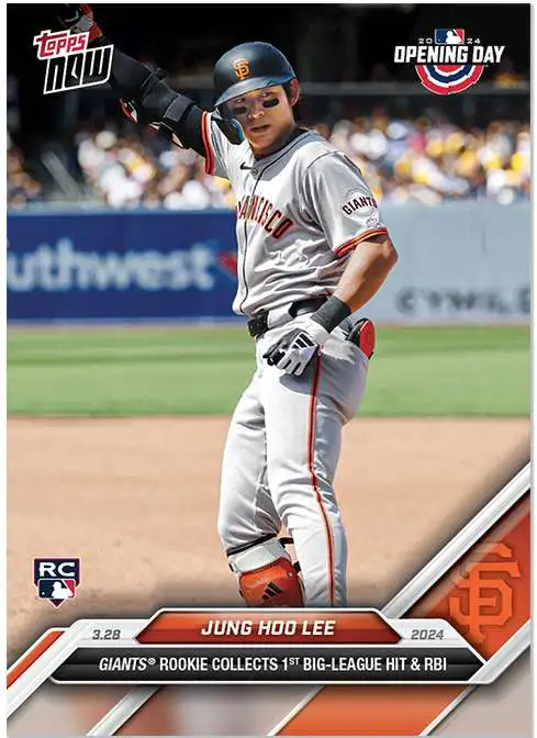MLB San Francisco Giants 2024 NOW Baseball Single Card Jung Hoo Lee Exclusive 8 Rookie, Collects ...