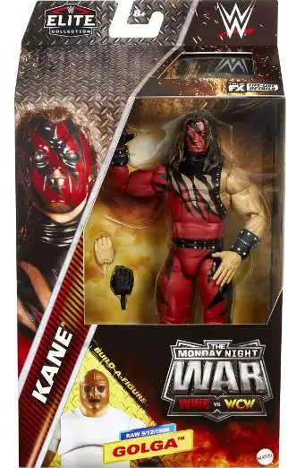WWE Wrestling Elite Collection Monday Night War Kane Exclusive 6 Action Figure Build Golga ...