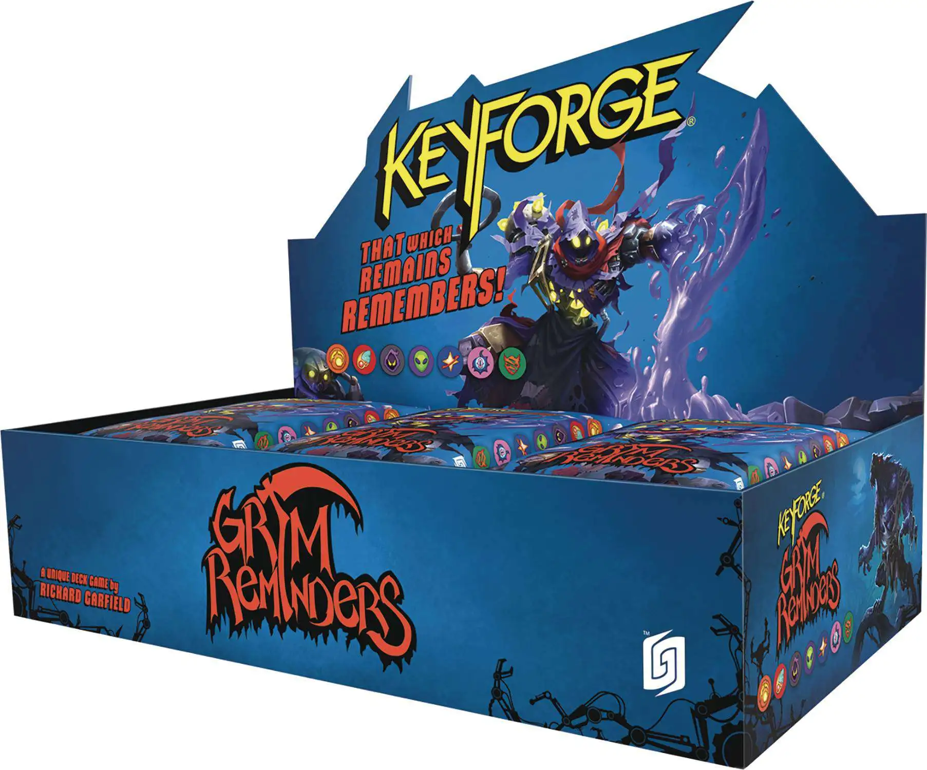 KeyForge Unique Deck Game Grim Reminder Deck Display Box 12 Archon ...
