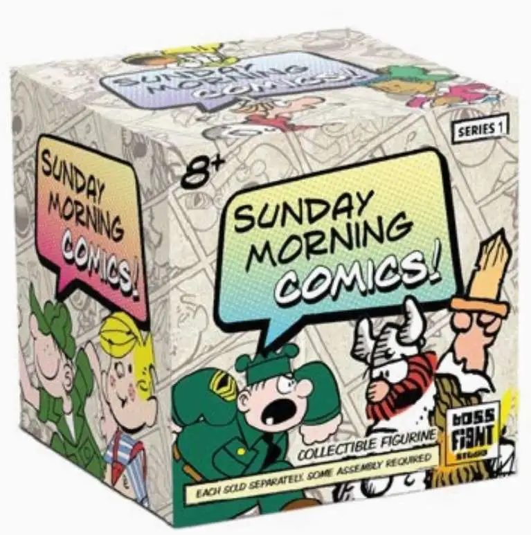 Sunday Morning Comics Series 1 2 Mystery Mini PVC Figure Pack 1 RANDOM ...