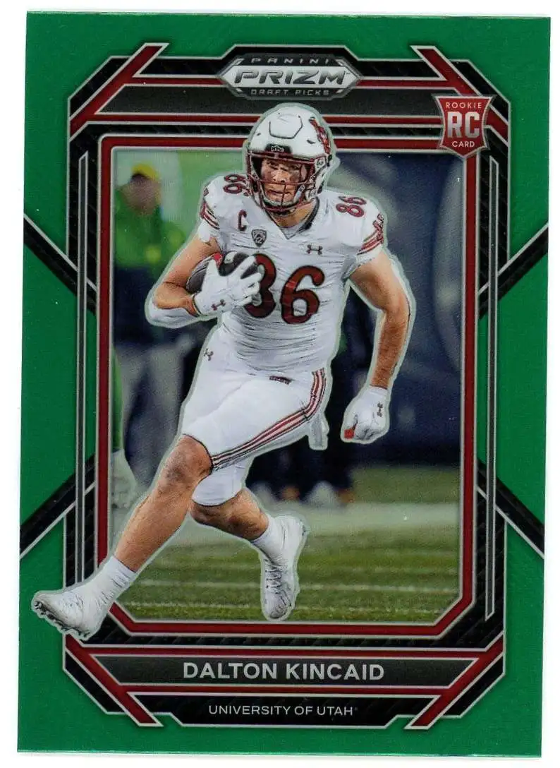 NFL 2023 Panini Prizm Draft Picks Single Card Green Dalton Kincaid 157 Rookie - ToyWiz