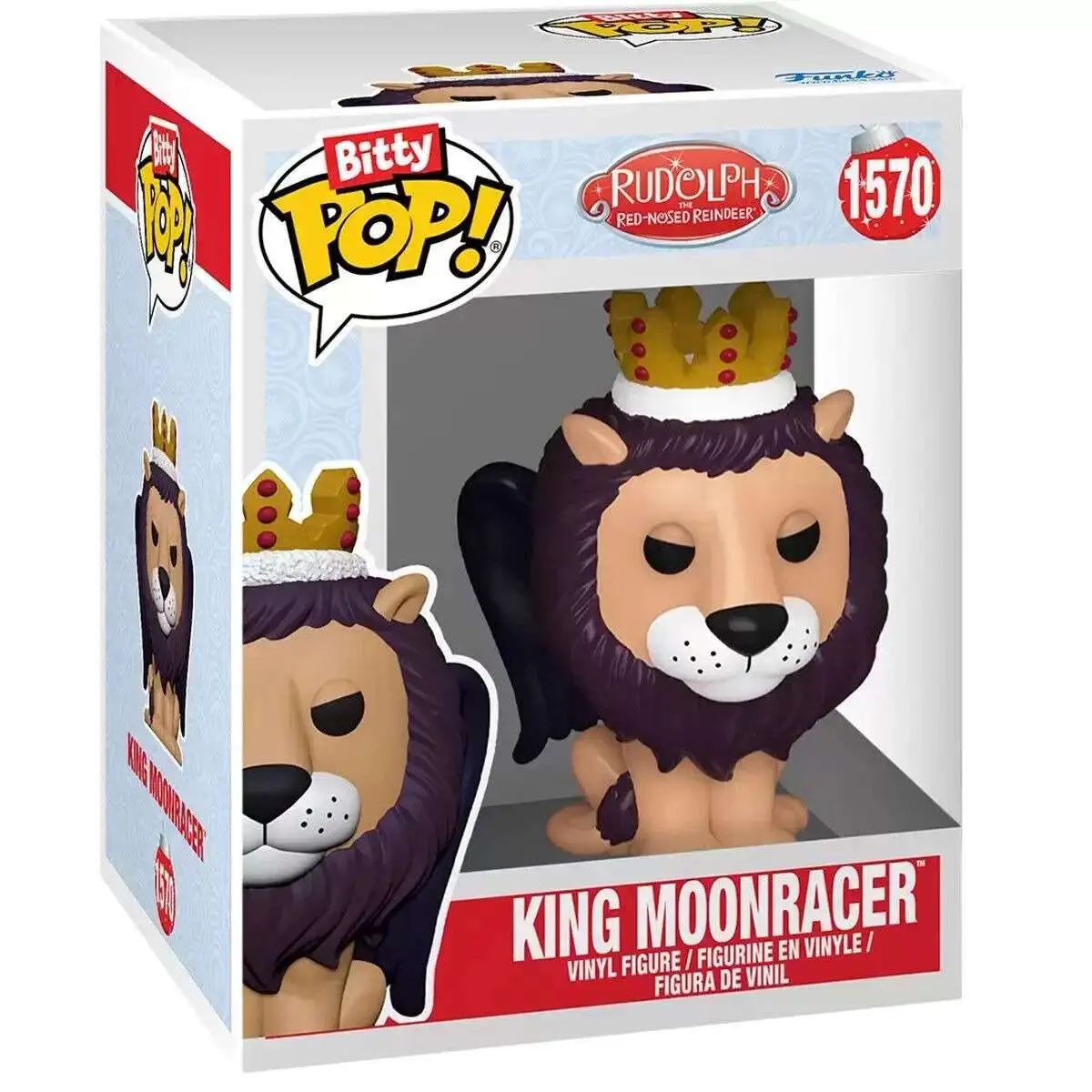 Funko Rudolph the Red-Nosed Reindeer Bitty POP King Moonracer 1 16 Micro Figure 1570 Loose - ToyWiz