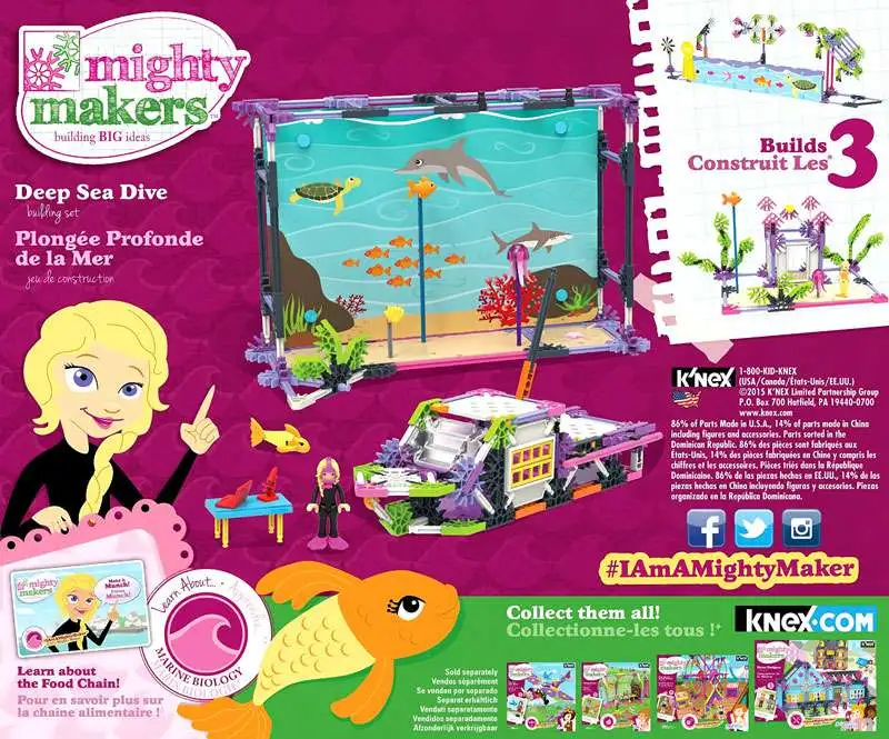 KNEX Mighty Makers Deep Sea Dive Set - ToyWiz