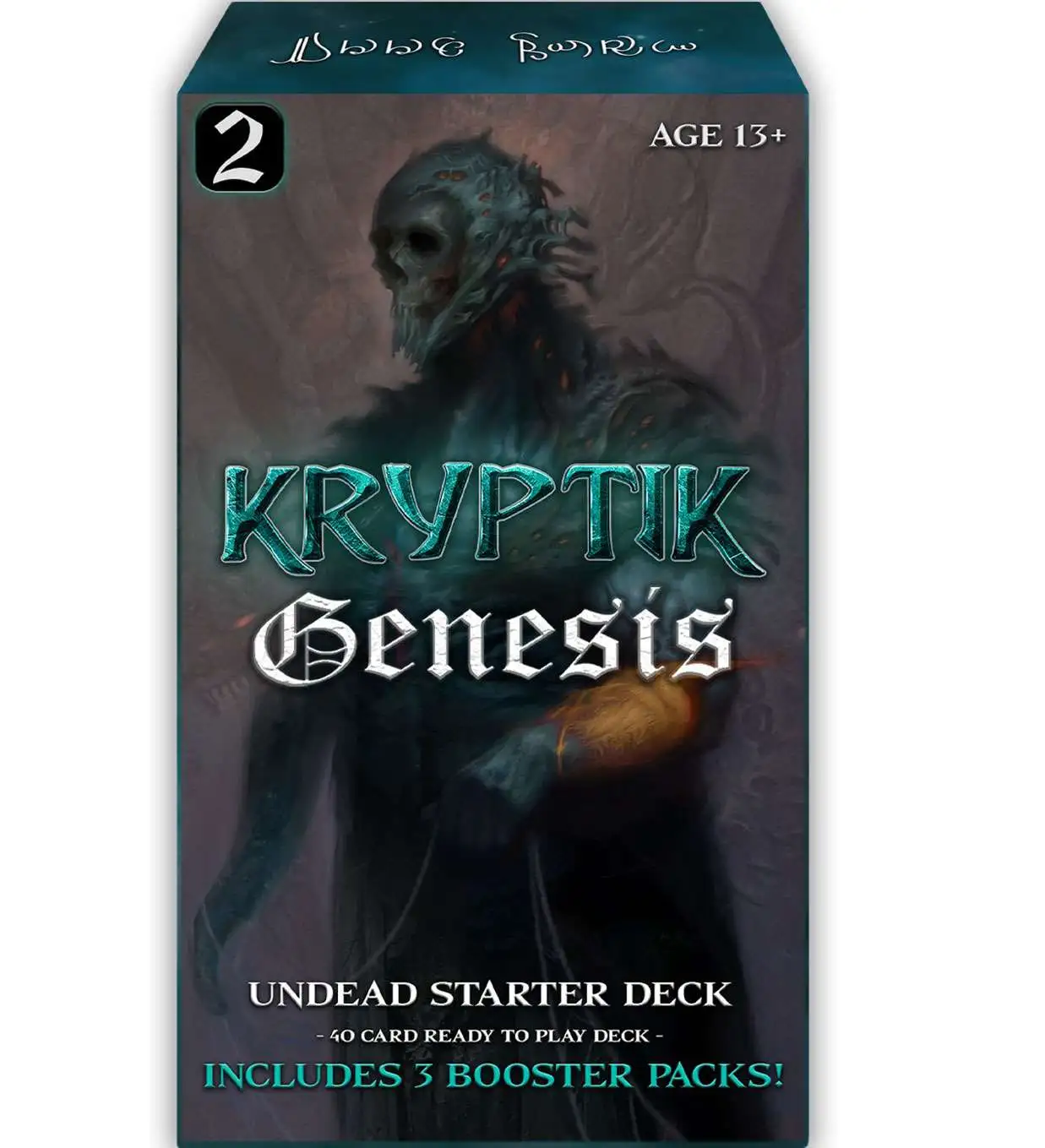 Kryptik Trading Card Game Genesis Wave 2 Undead Starter Deck 40 Cards 3 ...