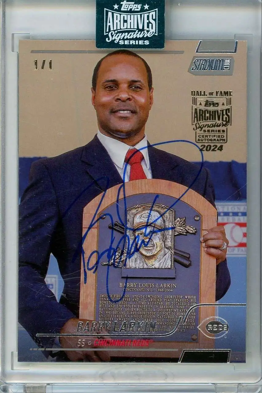 MLB Topps 2024 Archives Signature Series Single Card 11 Barry Larkin ...