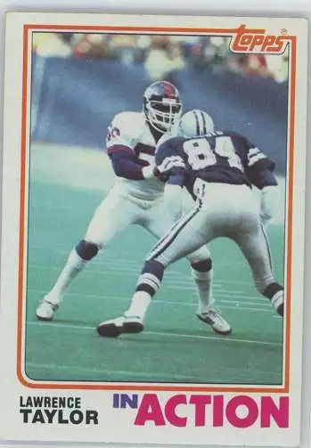 NFL New York Giants 1982 Topps Football Single Card Hall Of Famer ...