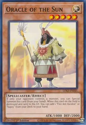 YuGiOh Legendary Duelists Season 3 Single Card Common Oracle of the Sun ...