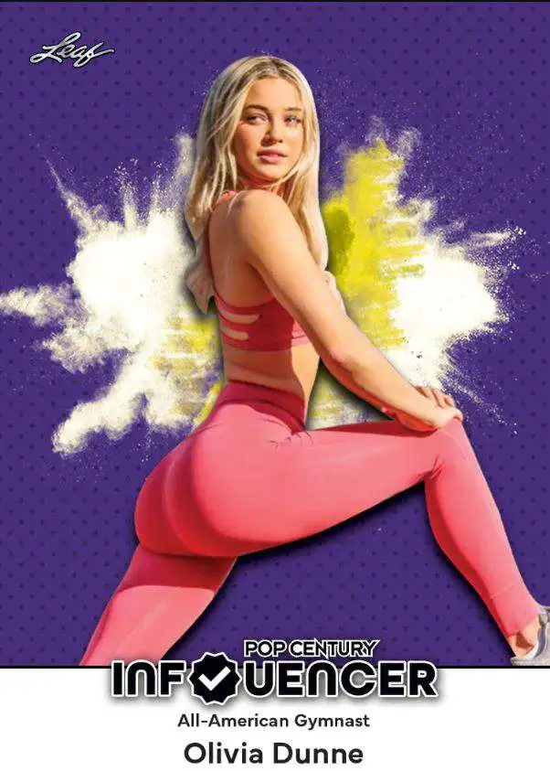 Pop Century Leaf 2022 Influencers Single Card 1 of 1532 Olivia Paige Livvy Dunne IB-3 - ToyWiz