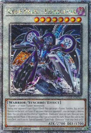 YuGiOh Trading Card Game Legacy of Destruction Single Card Quarter Century Secret Rare Gold ...