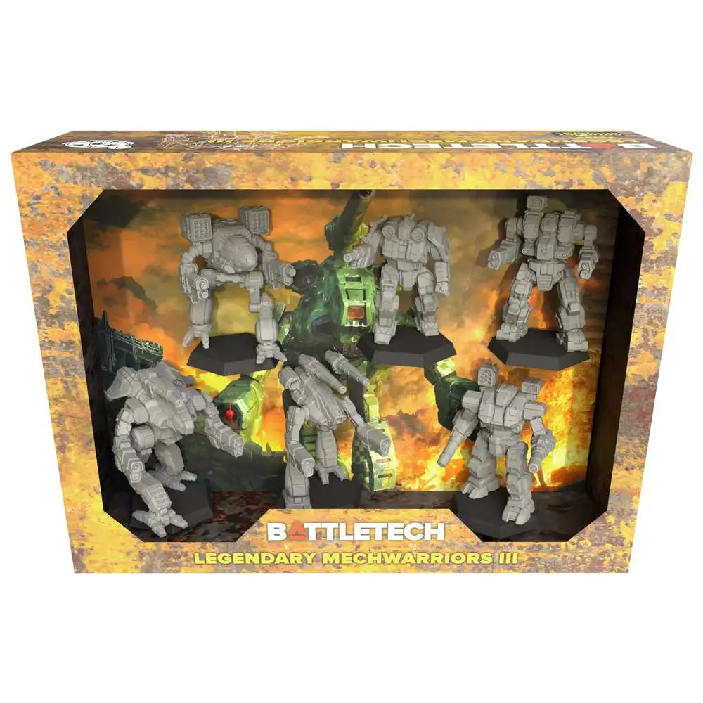 BattleTech Legendary Pilots Pack III Miniatures Pack Catalyst Game Labs ...