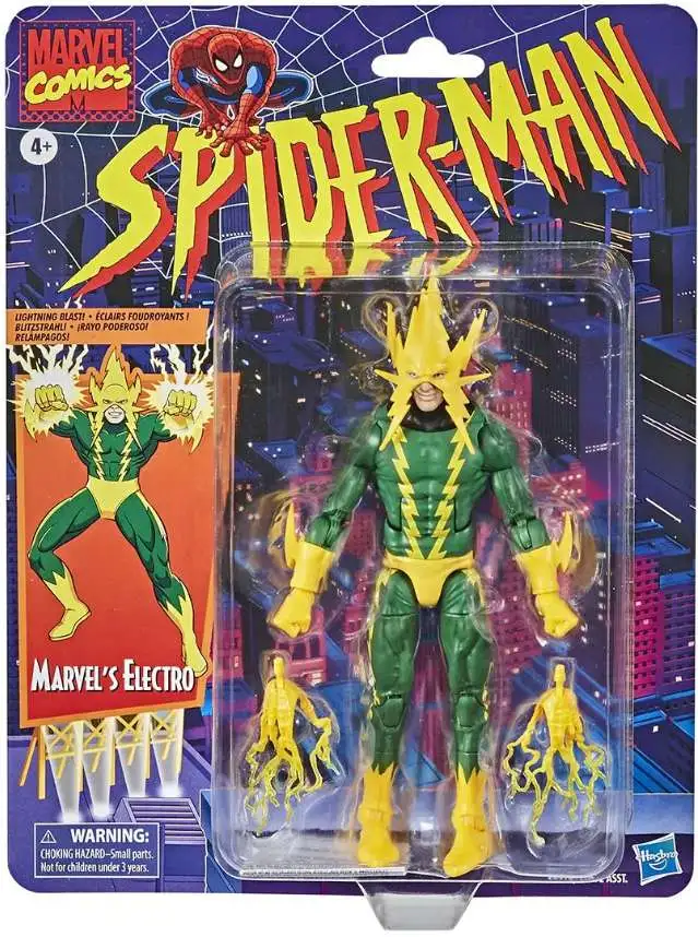 Marvel Spider-Man Marvel Legends Retro Series Electro 6 Action Figure ...