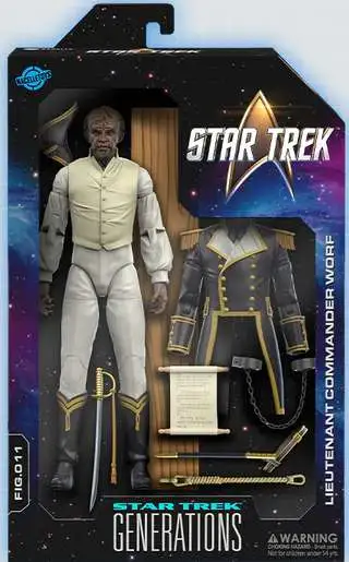 Star Trek Generations Lieutenant Commander Worf 6 Action Figure Sailor ...