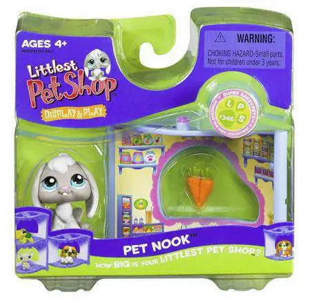 Littlest Pet Shop Pet Nook Series 1 Bunny Figure Hasbro Toys - ToyWiz