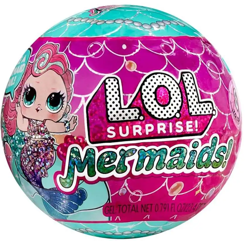 LOL Surprise Mermaids Tots Mystery Pack Color Change Tails MGA ...